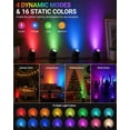 6W RGBW Up Lights Indoor, LED Color Changing Spotlight Indoor with ...