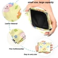 Compact PU Leather Coin Purse Small Spring-Frame Wallet Change Pouch ...