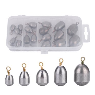Fast Tackle Pyramid (2 Ounce 6 Pack) Sinker Fishing Weights, Fishing ...