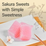 Yamasan Japanese Sakura Mochi Candies, Cherry Blossom Rice Cakes, 10.58 ...