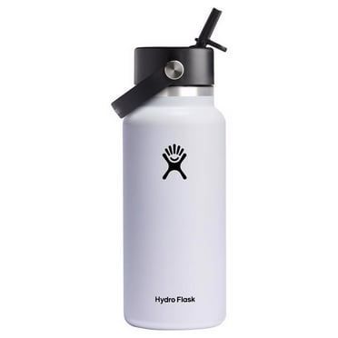 Hydro Flask 32 oz Wide Mouth Bottle with Flex Straw Cap - Dew - Walmart.com