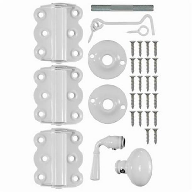 White Screen Door Hardware Set - Walmart.com - Walmart.com