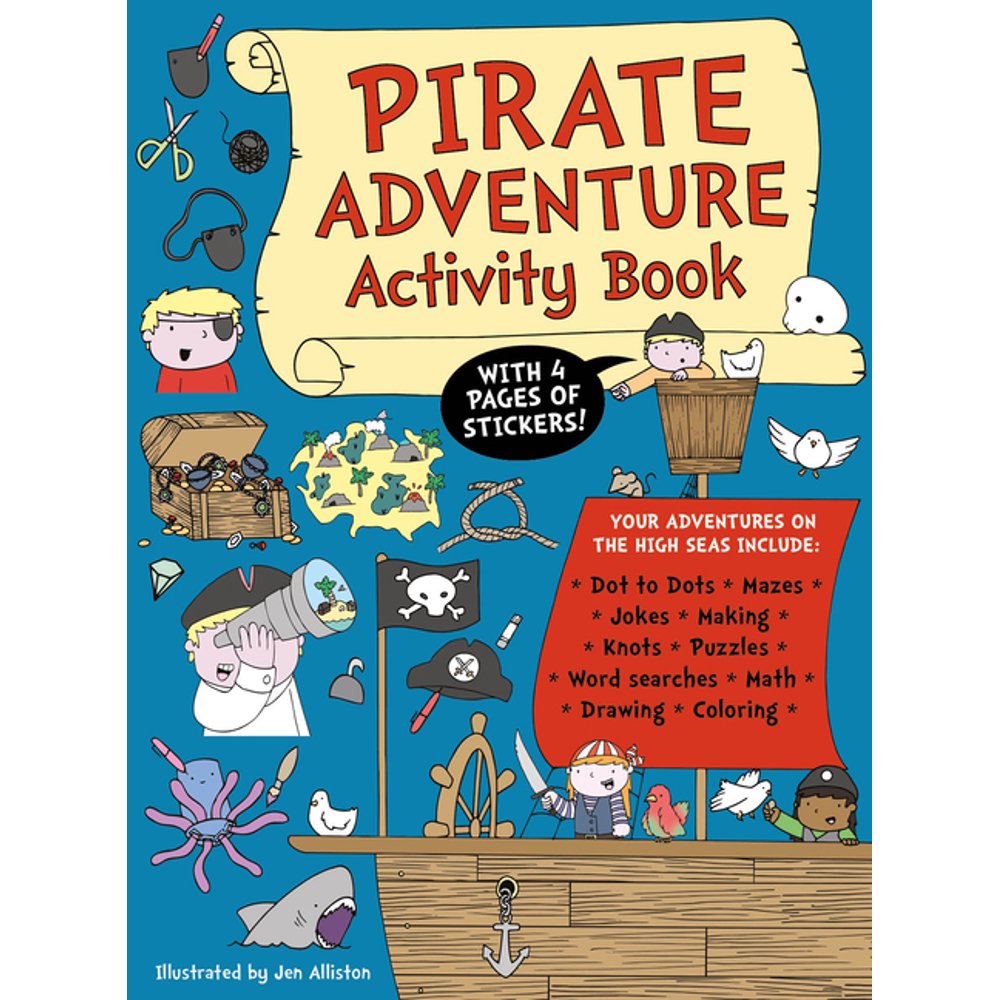 Adventure Activity Book: Pirate Adventure Activity Book (Paperback ...