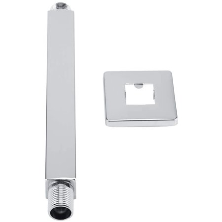 Shower Arm Square Stainless Steel Top Shower Arm Pipe Wall Mount Pipe ...