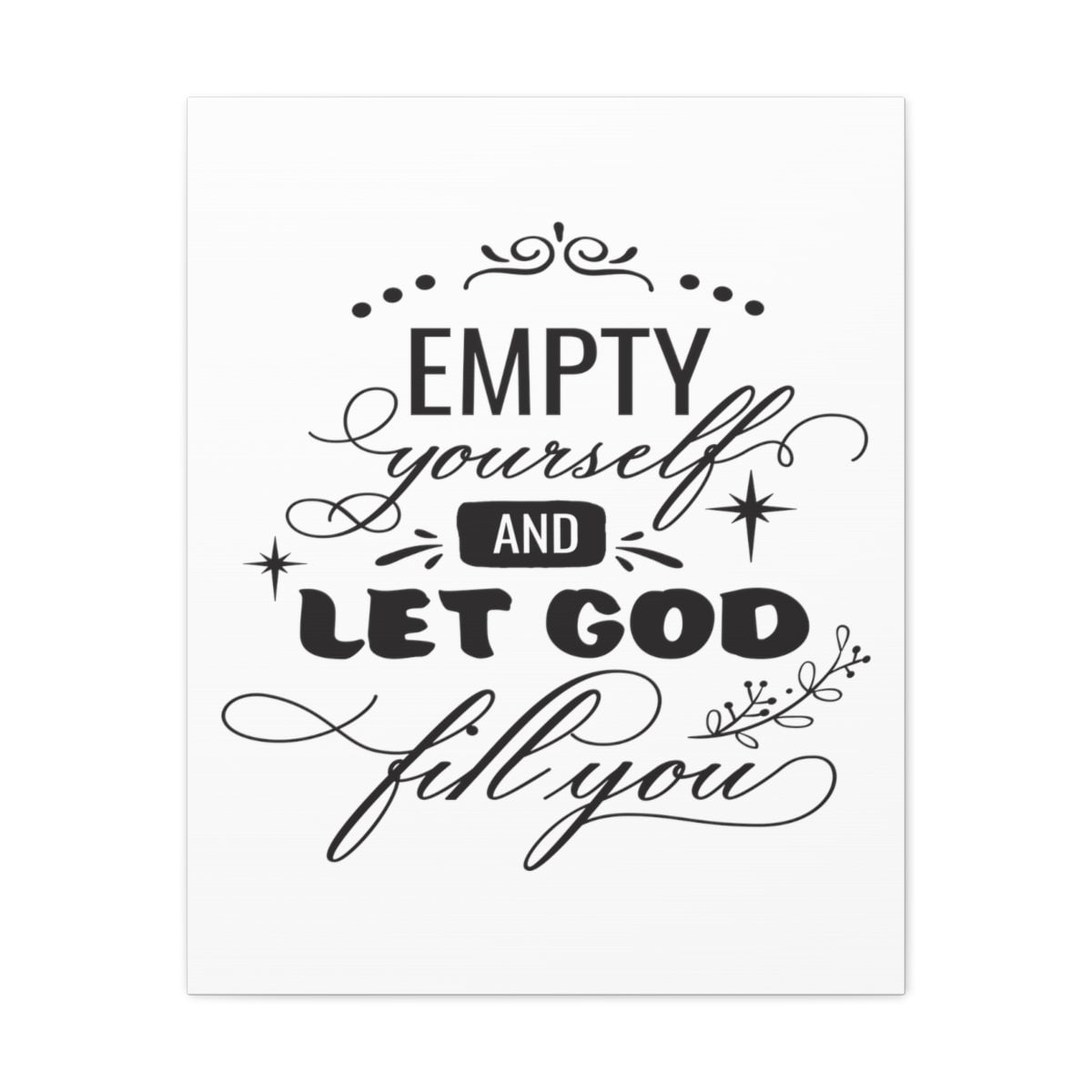Scripture Walls Let God Fill Exodus 34:6 Christian Wall Art Print Ready ...