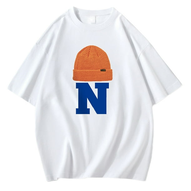 Camiseta Casual de Manga Corta de la Blusa de Cuello Redondo, Mangas de ...