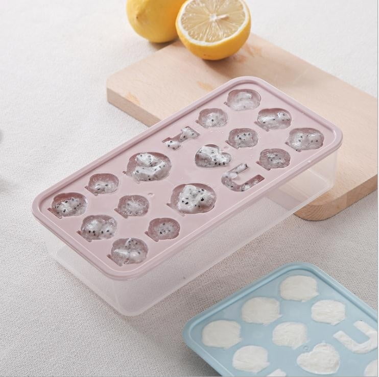 2020 New Creative Penguin Ice Mold Cube with Lid Ice Box Cute DIY Ice ...
