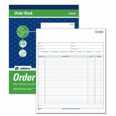Adams Invoice, 2-Part, Carbonless, 50 Sets per Book - Walmart.com