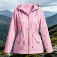 AHTJRT Women's Waterproof Raincoats Lightweight Outdoor Hiking Jackets ...