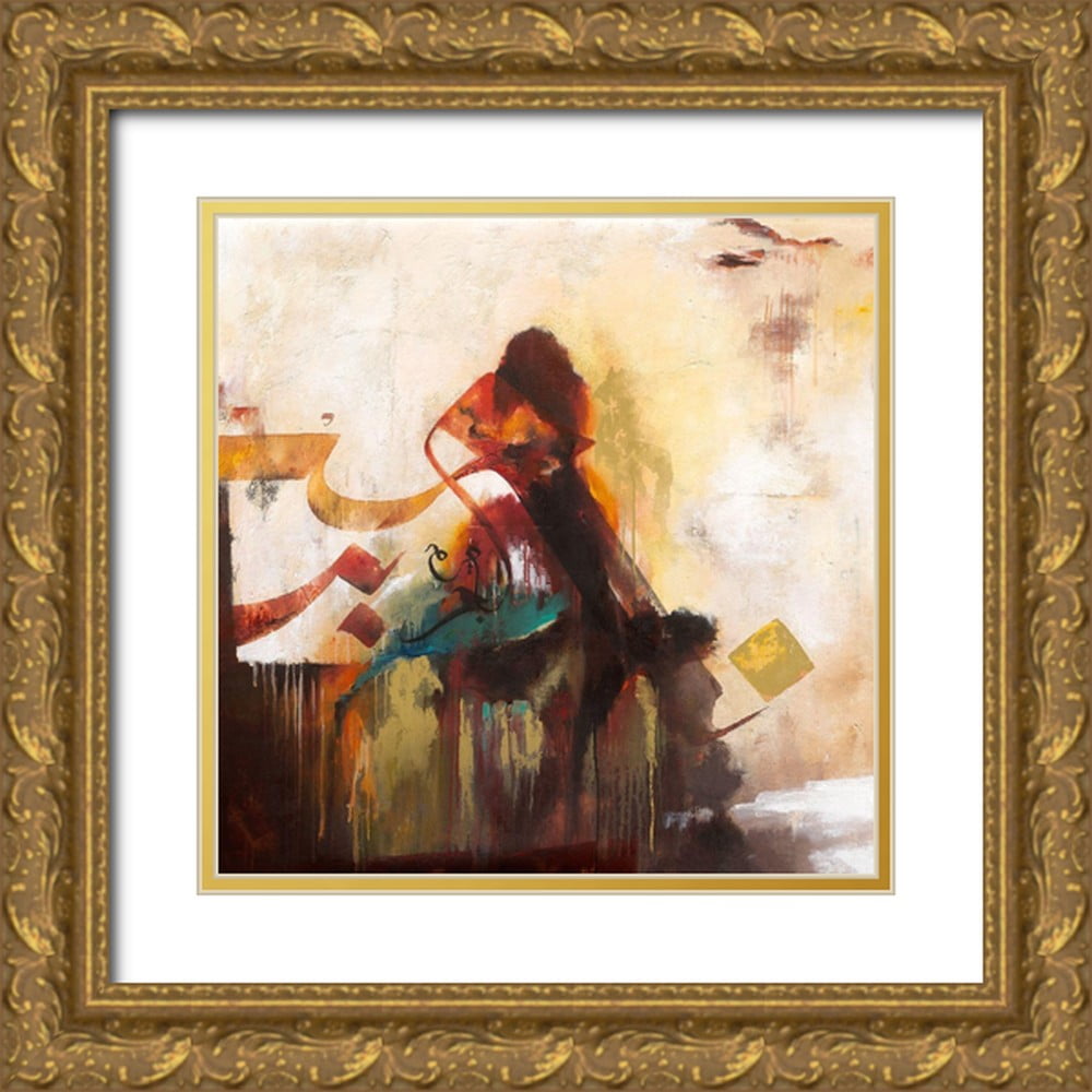 Abbas, Helen 20x20 Gold Ornate Wood Framed with Double Matting Museum ...