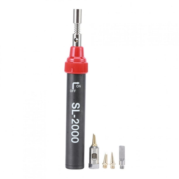 Multiple Tips Soldering Kit, 5-in-1 Gas Soldering Iron Pure Butane ...