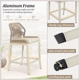Carolayne Upgraded 26.5''H Outdoor Counter Height Chairs, Boho-Style ...