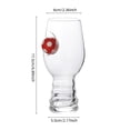 AFACUHX 1PC Glass Drinking Sturdy Transparent Glassware for Hydration ...