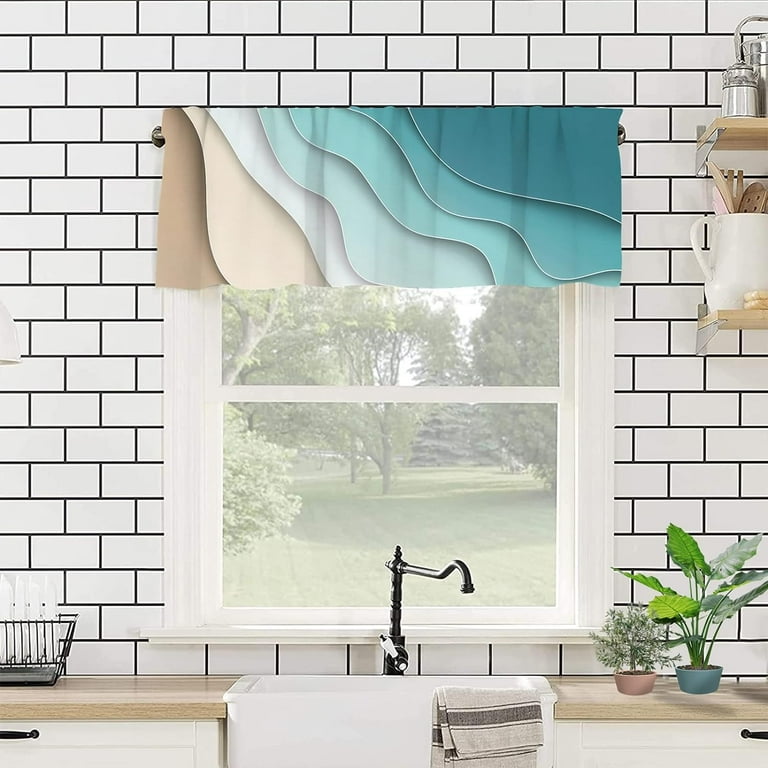 Teal Curtains And Valances