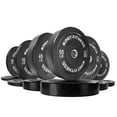 XPRT Fitness Olympic Plates - 10 lb Coated Bumper Plates - Walmart.com