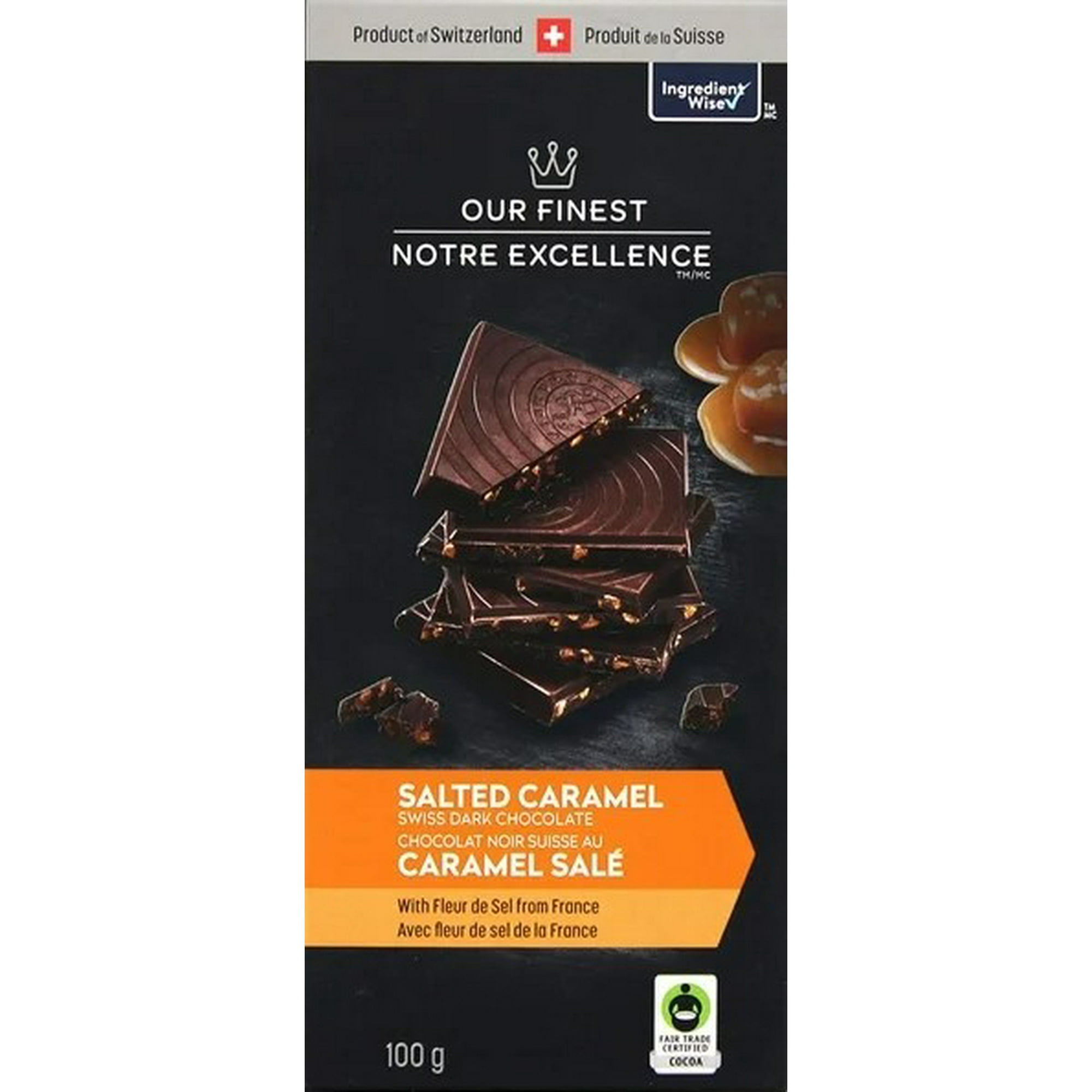Click here for Our Finest Salted Caramel Swiss Dark Chocolate 100... prices