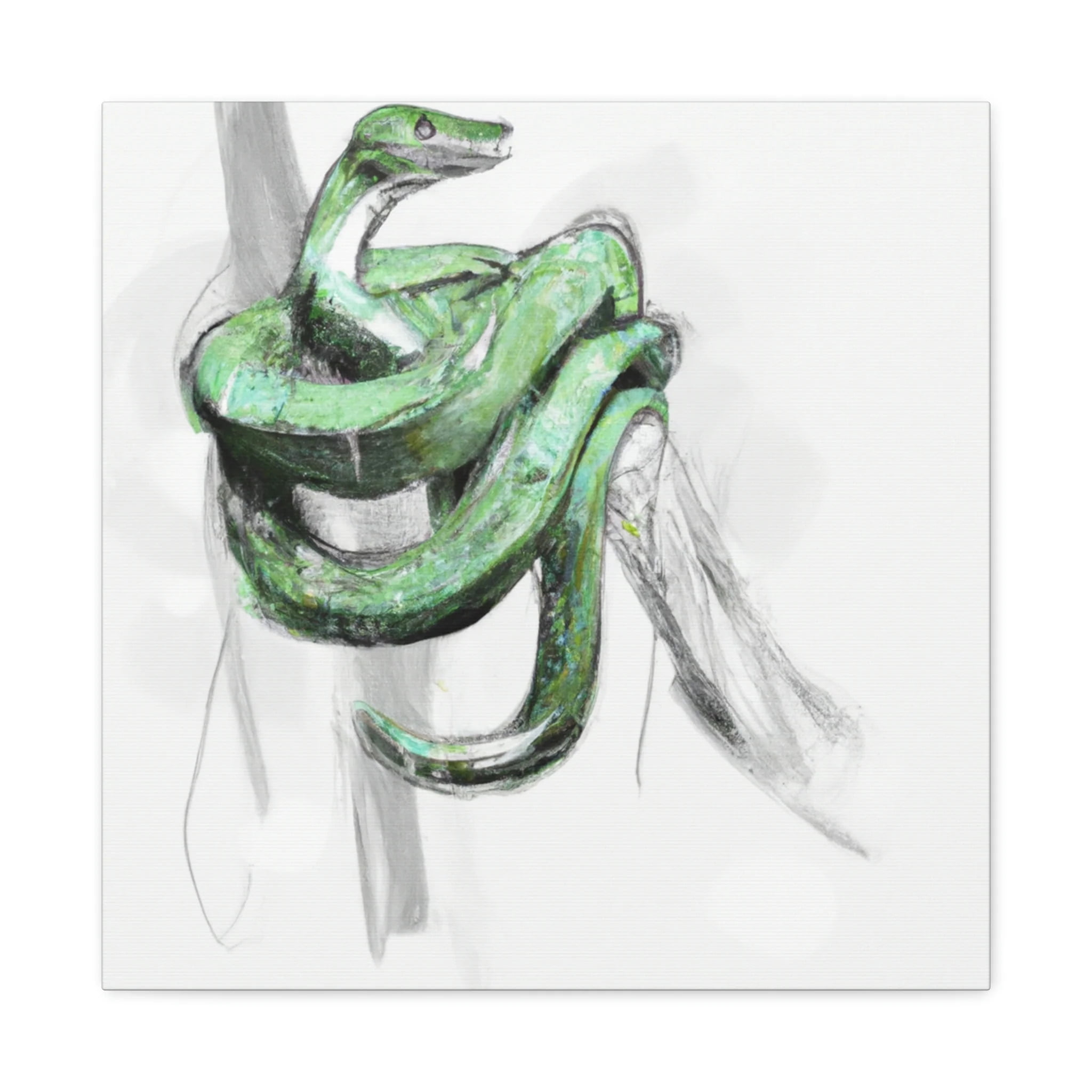 Green Tree Python Dream - Canvas - Walmart.com