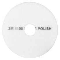 3M Super Polish Floor Pad 4100 12" Diameter White 5/Carton 08476 ...