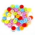 Farfi 50Pcs/Bag Buttons Cute DIY Plastic Exquisite Cartoon Shape Sewing ...