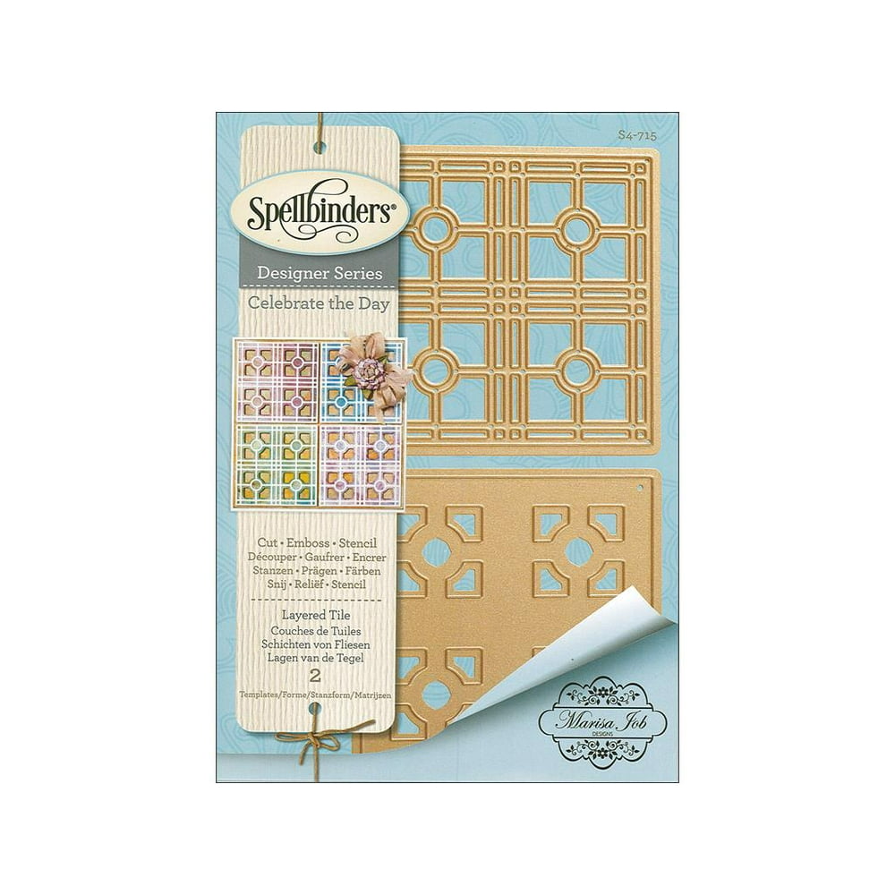 Spellbinders Die Shapeabilites Layered Tile - Walmart.com - Walmart.com