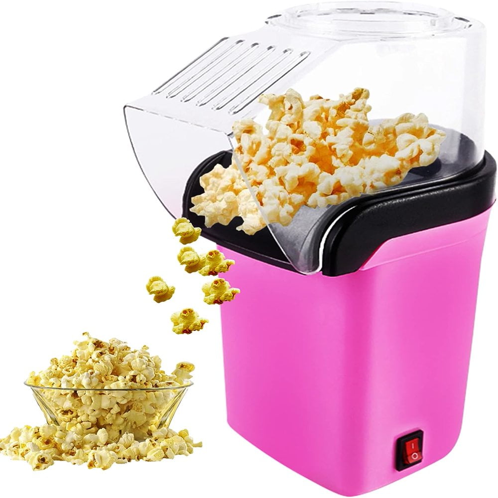 Hot Air Popper Electric Popcorn Maker Machine with 1200W No oil needed ...