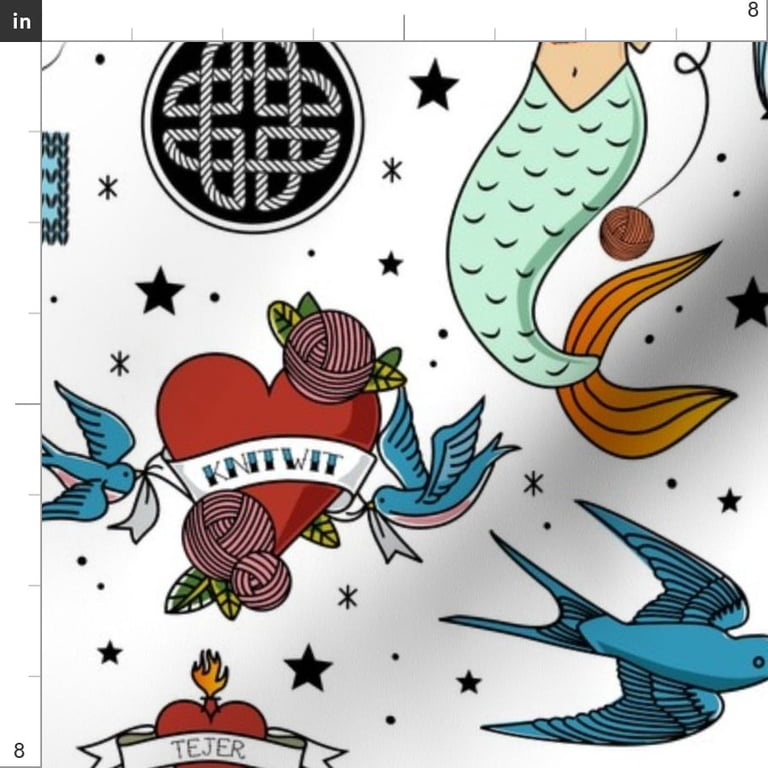 Sewing Tattoo Flash