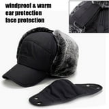 Fanyil Coldshield Trapper Unisex Windproof Warm Ear Face Protection Hat, Integrated Winter ...