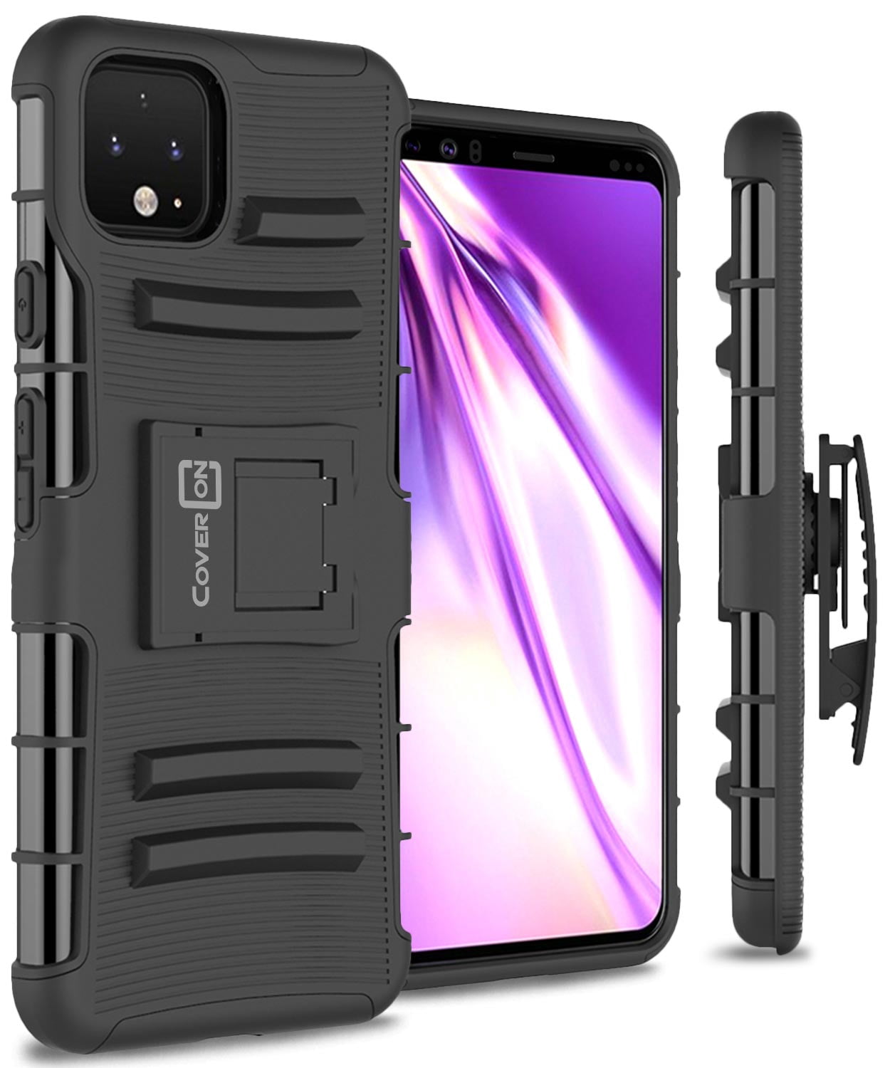 CoverON Google Pixel 4 XL Case, Explorer Series Protective Holster Belt ...