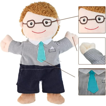 Family Hand Puppets, Role Paly Family Members Puppet Plush Soft Hand ...