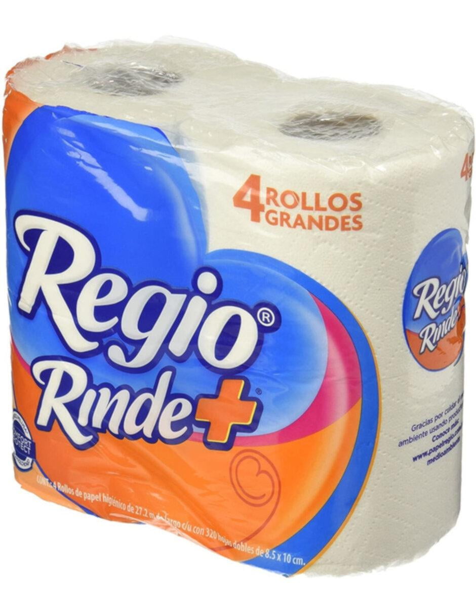 Pack de 10 Papel Higiénico Regio Rinde + de 4 Pzas Regio Regio Rinde ...