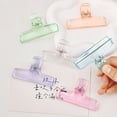 4Pcs Clear Acrylic Paper Clip 74mm Acrylic Paper Clip Paper Clamps for ...