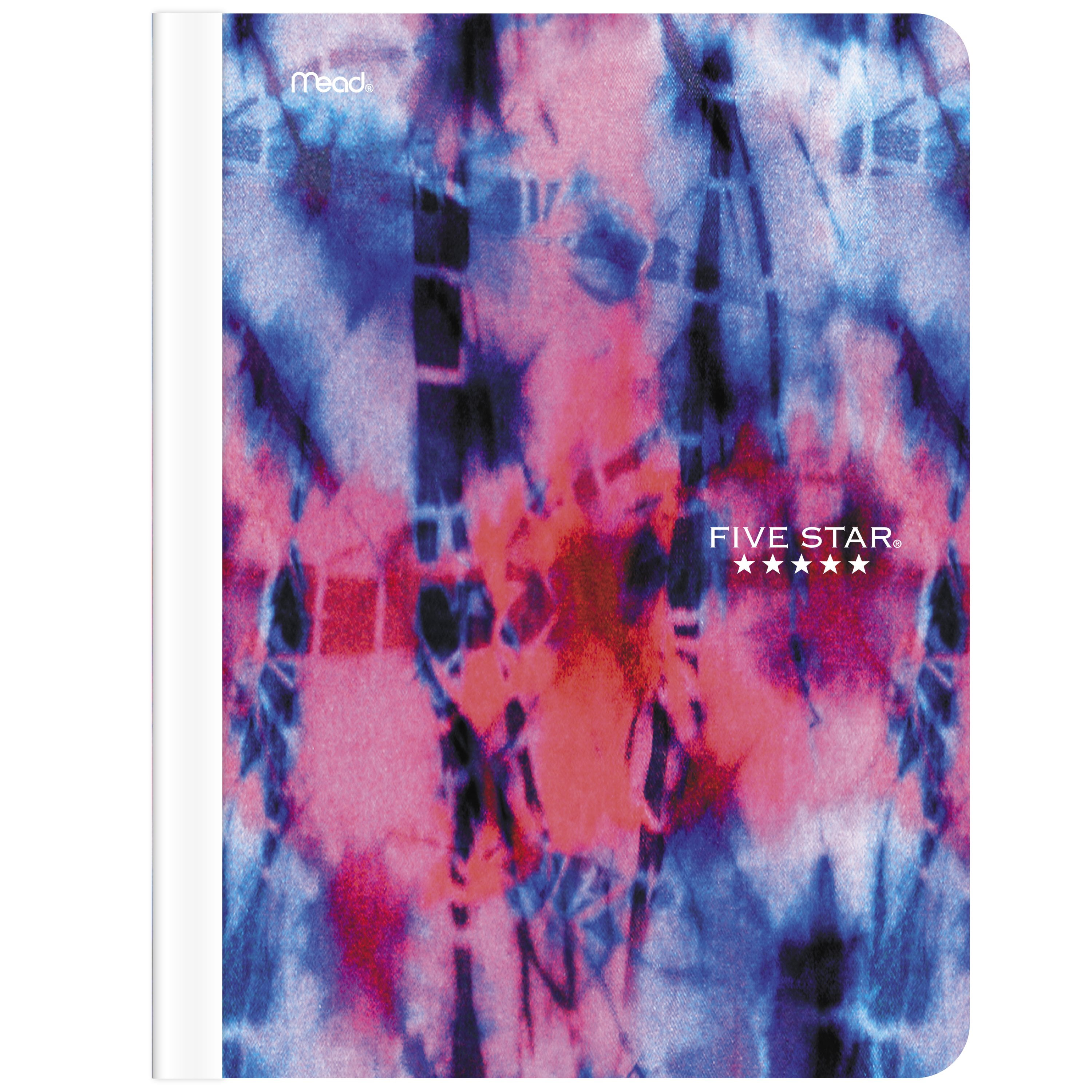 Five Star Composition Book, College Ruled, 100 Sheets, Tie Dye ...