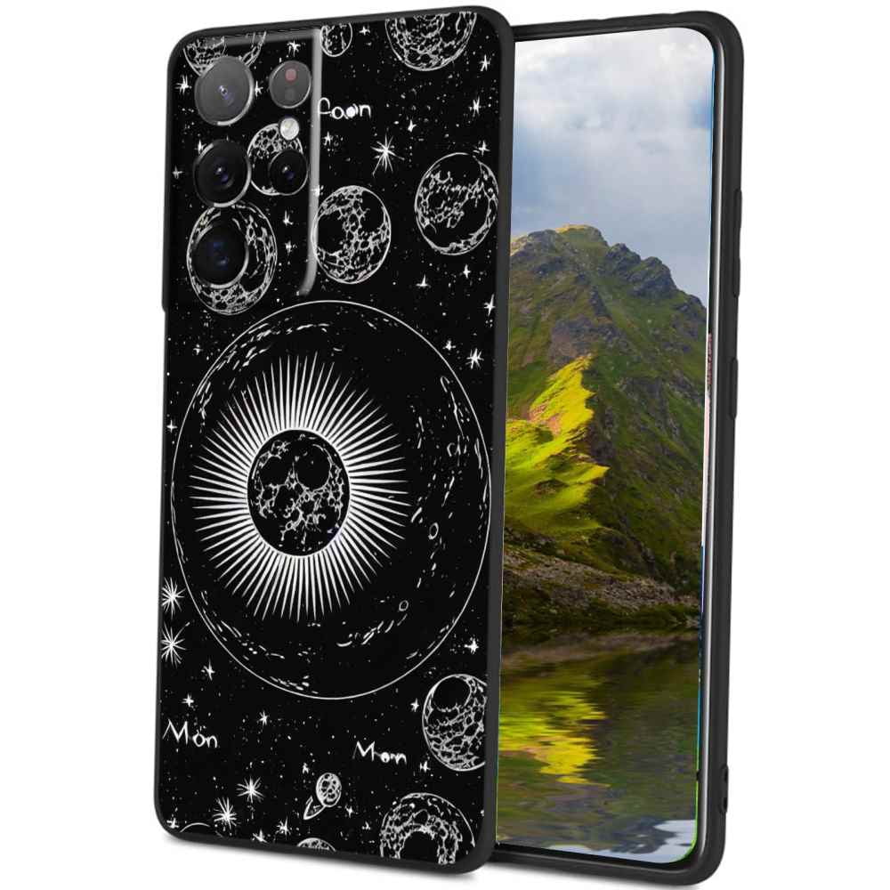 Compatible with Samsung Galaxy S23 Ultra Phone Case, Moon-180 Case Men ...