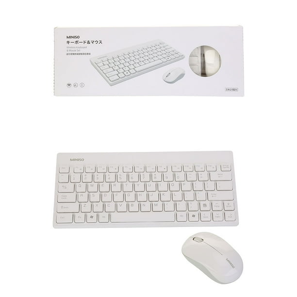 Miniso Wireless Keyboard Mouse Combo Compact Wireless Keyboard And Mouse Set 2 4g Ultra Thin