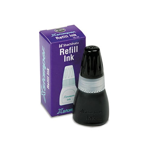 Xstamper, XST22112, 10 ml Bottle Refill , 1 Each, Black - Walmart.com