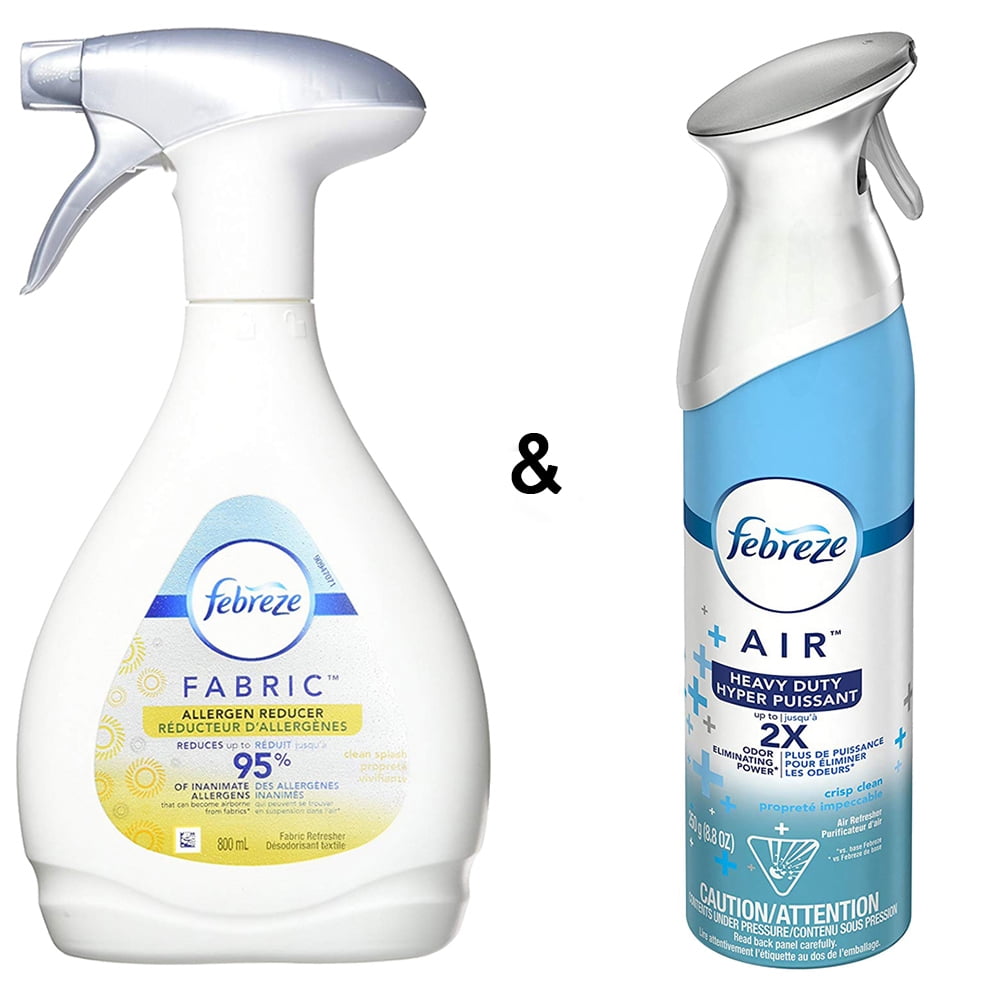 Fabric Refresher, Allergen Reducer, Clean Splash (1 Count, 800 mL) by ...