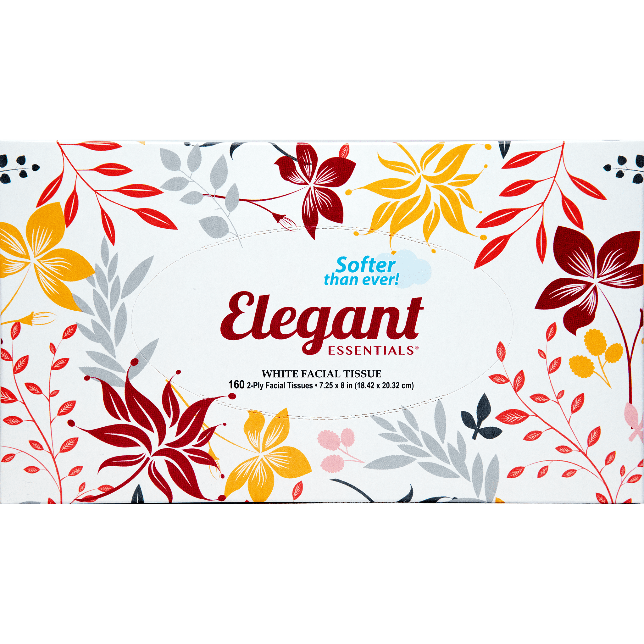 Elegant Essentials White 2-Ply Facial Tissues - 160ct - Walmart.com
