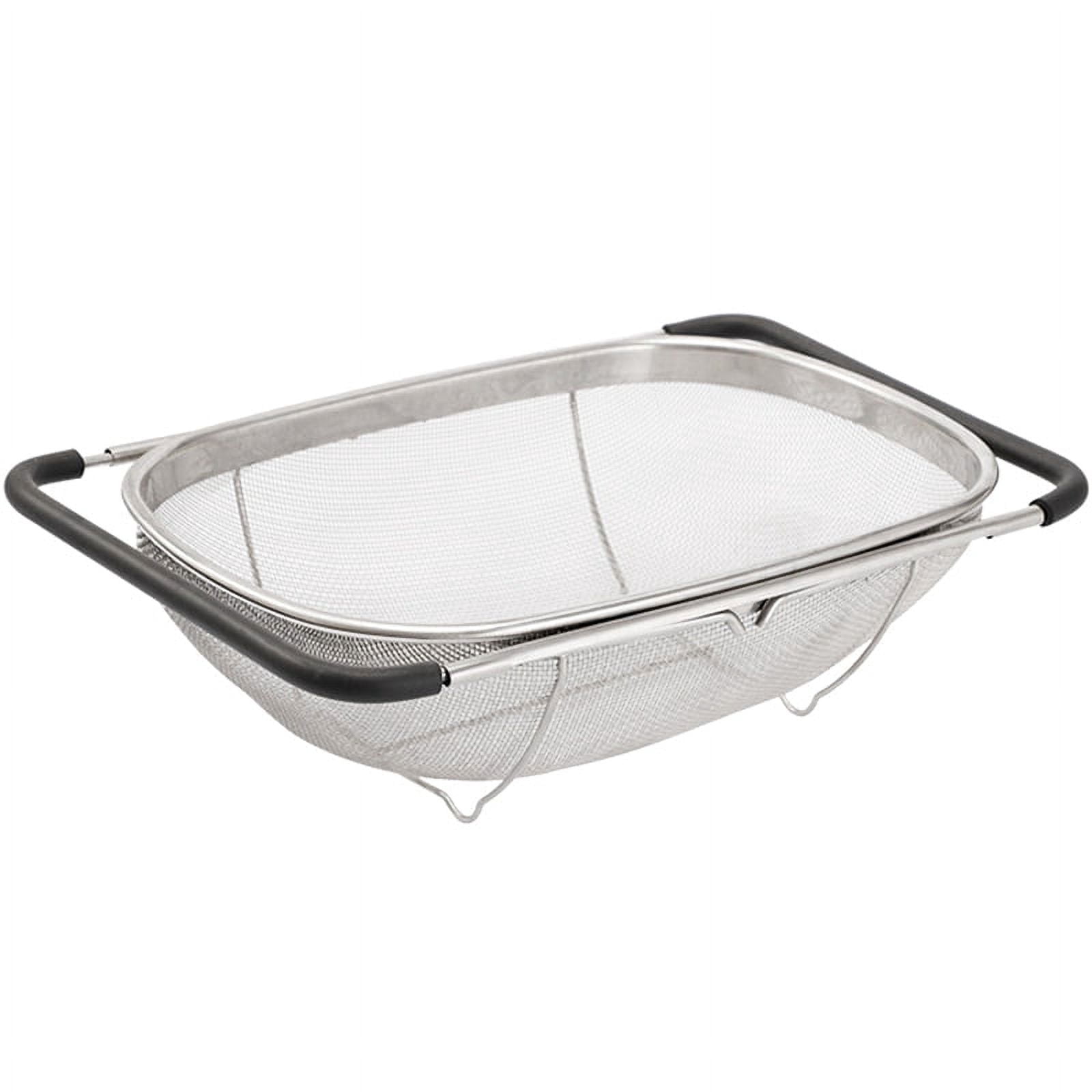 Cesta coladora telescópica de acero inoxidable, coladores de frutas y ...