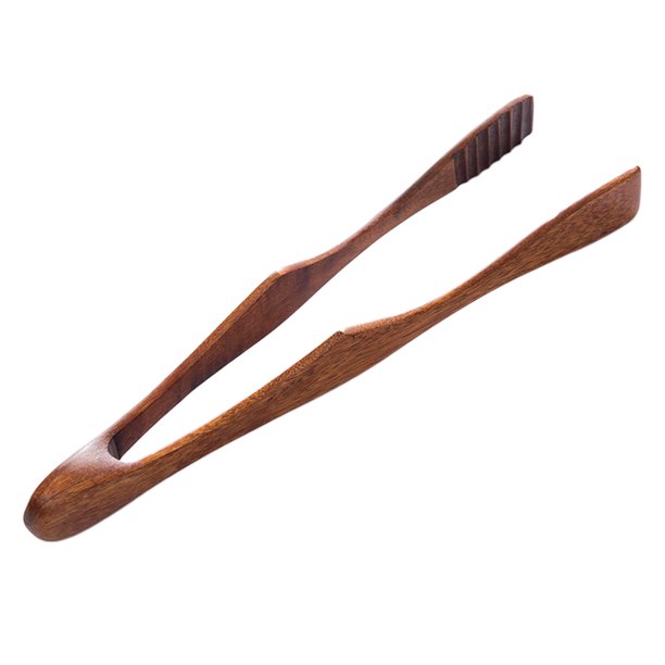 gufffrom 1/2/3/5 Wooden Baking Tong BBQ Food Serving Tong Tong Toast ...