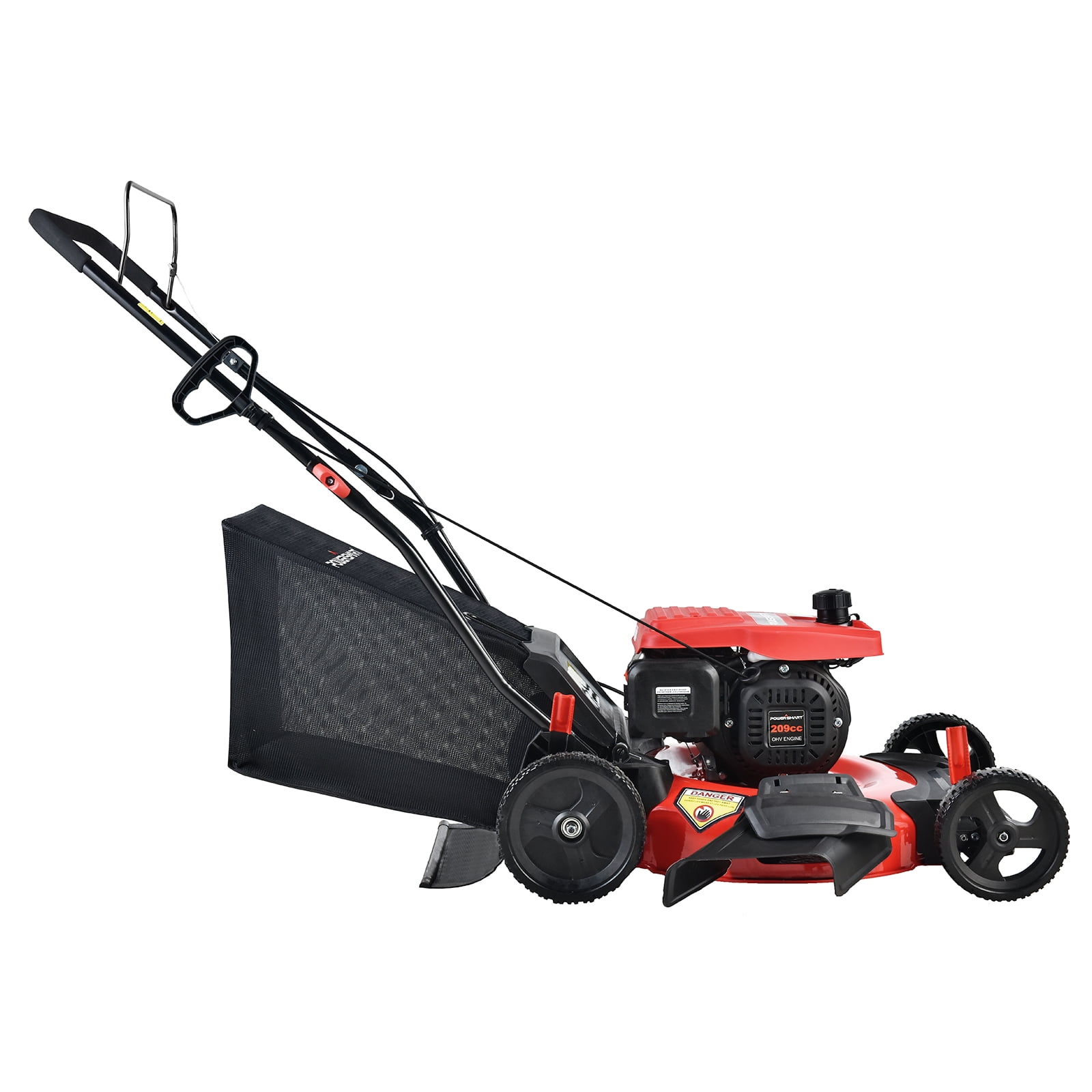 PowerSmart 21-inch 3-in-1 Gas Powered Push Lawn Mower,PSM2521PH ...