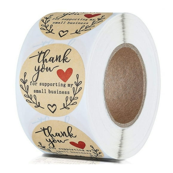 Thank You Stickers Roll