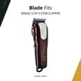 WAHL PROFESSIONAL, 2-Hole Stagger-Tooth Clipper Blade, for Magic Clip ...