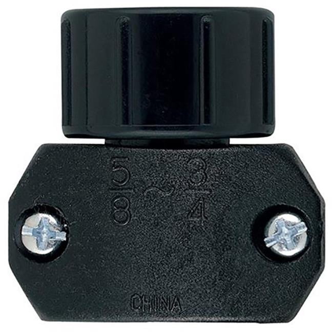 Orbit 58103n 5/8"-3/4" Black Female Plastic Universal Mender - Walmart.com