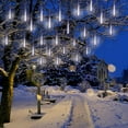 DONGPAI LED Meteor Shower Lights, 30 CM 8 Tube, Outdoor Fairy Lights ...