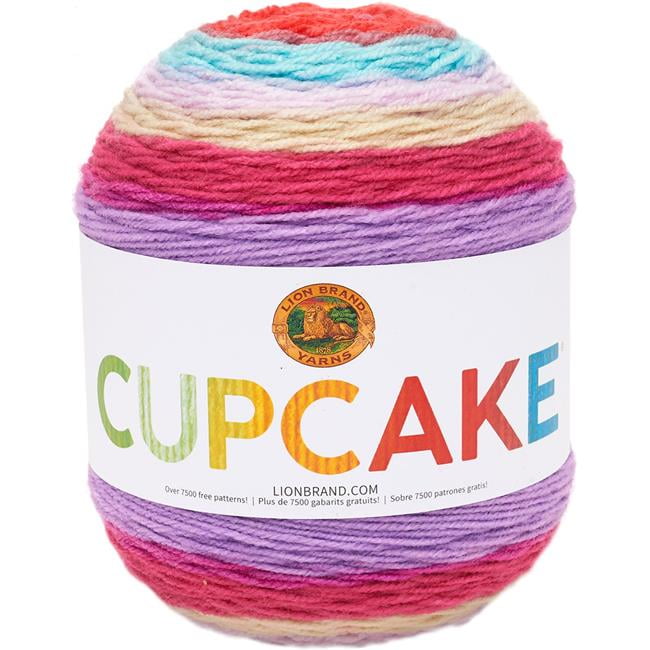 Lion Brand Yarn Cupcake-Cherry Blossom - Walmart.com - Walmart.com