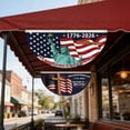 70.8In Half Round Flag 250Th Anniversary Banner For 4Th Of July Outdoor ...
