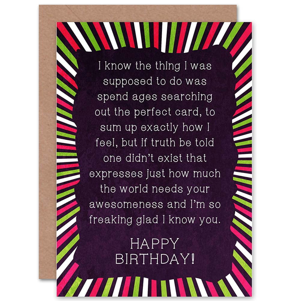 Friends Birthday Card Message
