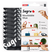 Sugru Moldable Glue for Creative Fixing, 8-Piece, Black, White, Red ...