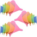WHAMVOX Plastic Kitchen Funnel for Liquid Transfer in Assorted Colors ...