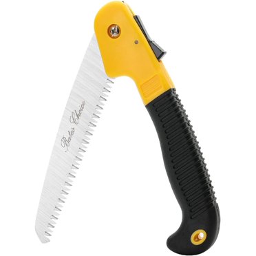 7 Inch Folding Hand Pruning Saw, Heavy Duty Foldable Camping Saw with 7 ...